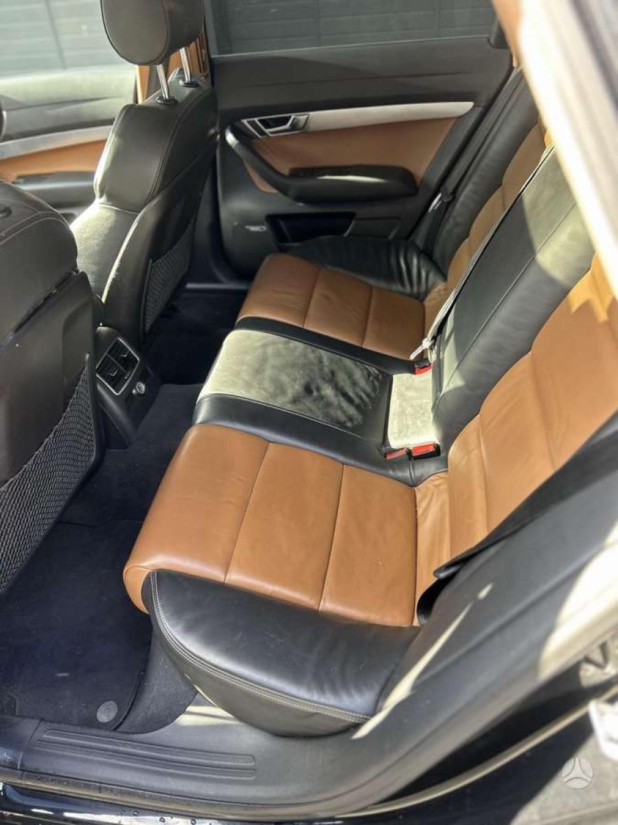 Black Audi A6 2010 in Vilnius, with an engine capacity of 2.97 L and mileage of 303 thousand km for 4950 €, photo 13 on AUTOMOTO.COM.LV