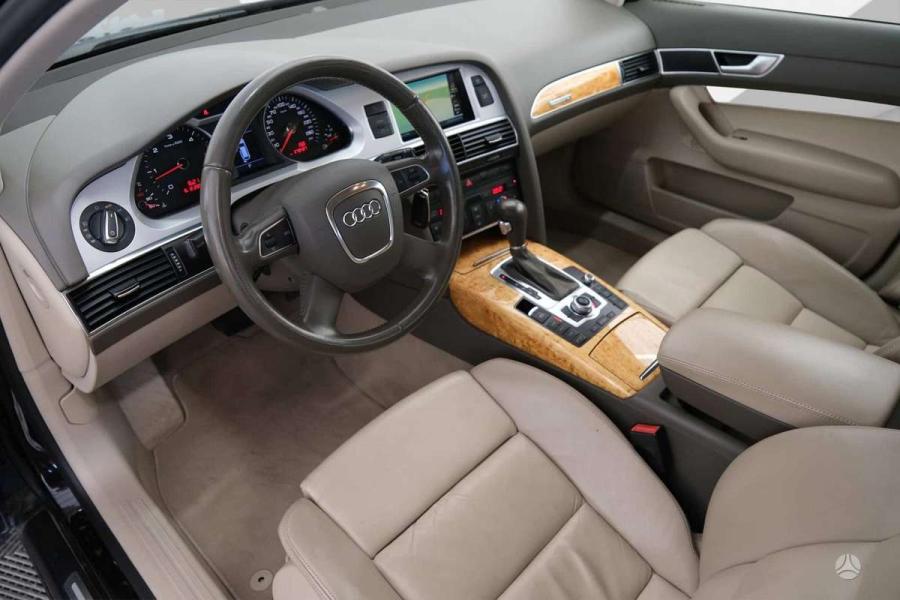 Melns Audi A6 2010 Kauņa, ar dzinēja tilpumu 2.70 L un nobraukumu 278 tūkst. km par 6990 €, foto 6 vietnē AUTOMOTO.COM.LV