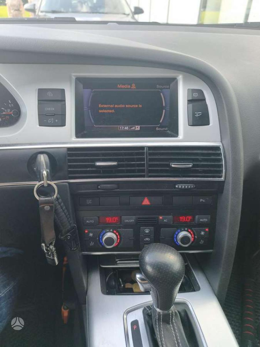 Black Audi A6 2010 in Siauliai, with an engine capacity of 1.98 L and mileage of 292 thousand km for 3000 €, photo 16 on AUTOMOTO.COM.LV