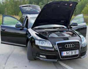 Black Audi A6 2010 in Siauliai, with an engine capacity of 3.00 L and mileage of 295 thousand km for 6650 €, photo 4 on AUTOMOTO.COM.LV