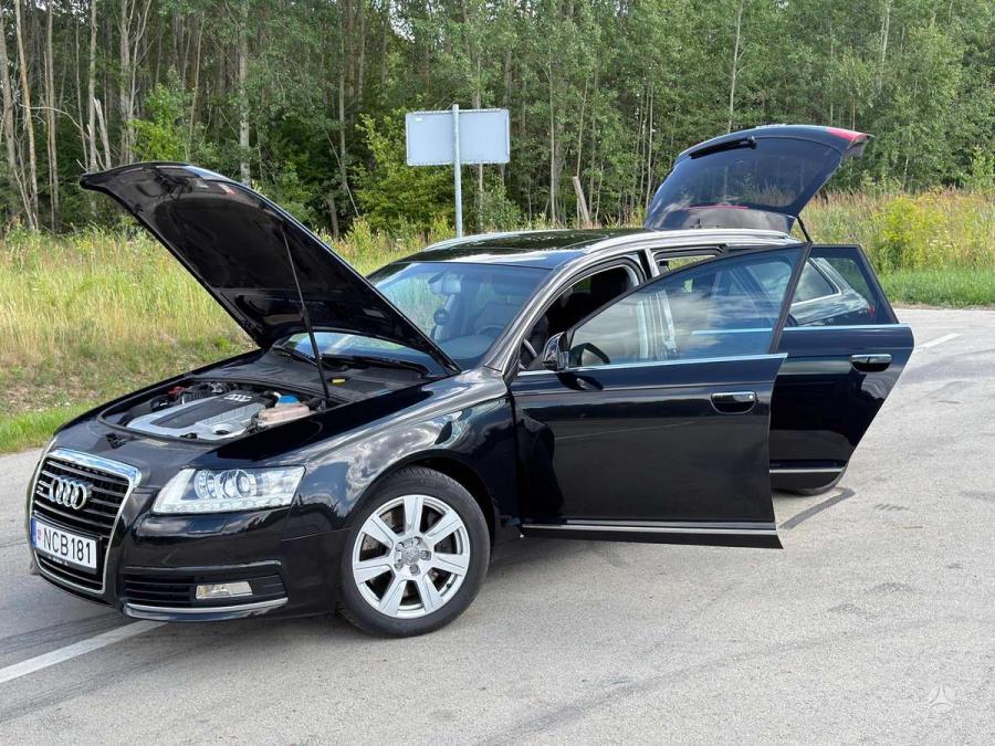 Black Audi A6 2010 in Siauliai, with an engine capacity of 3.00 L and mileage of 295 thousand km for 6650 €, photo 5 on AUTOMOTO.COM.LV