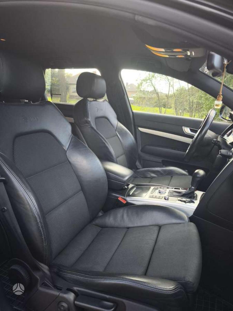 Black Audi A6 2010 in Siauliai, with an engine capacity of 1.97 L and mileage of 322 thousand km for 5999 €, photo 10 on AUTOMOTO.COM.LV
