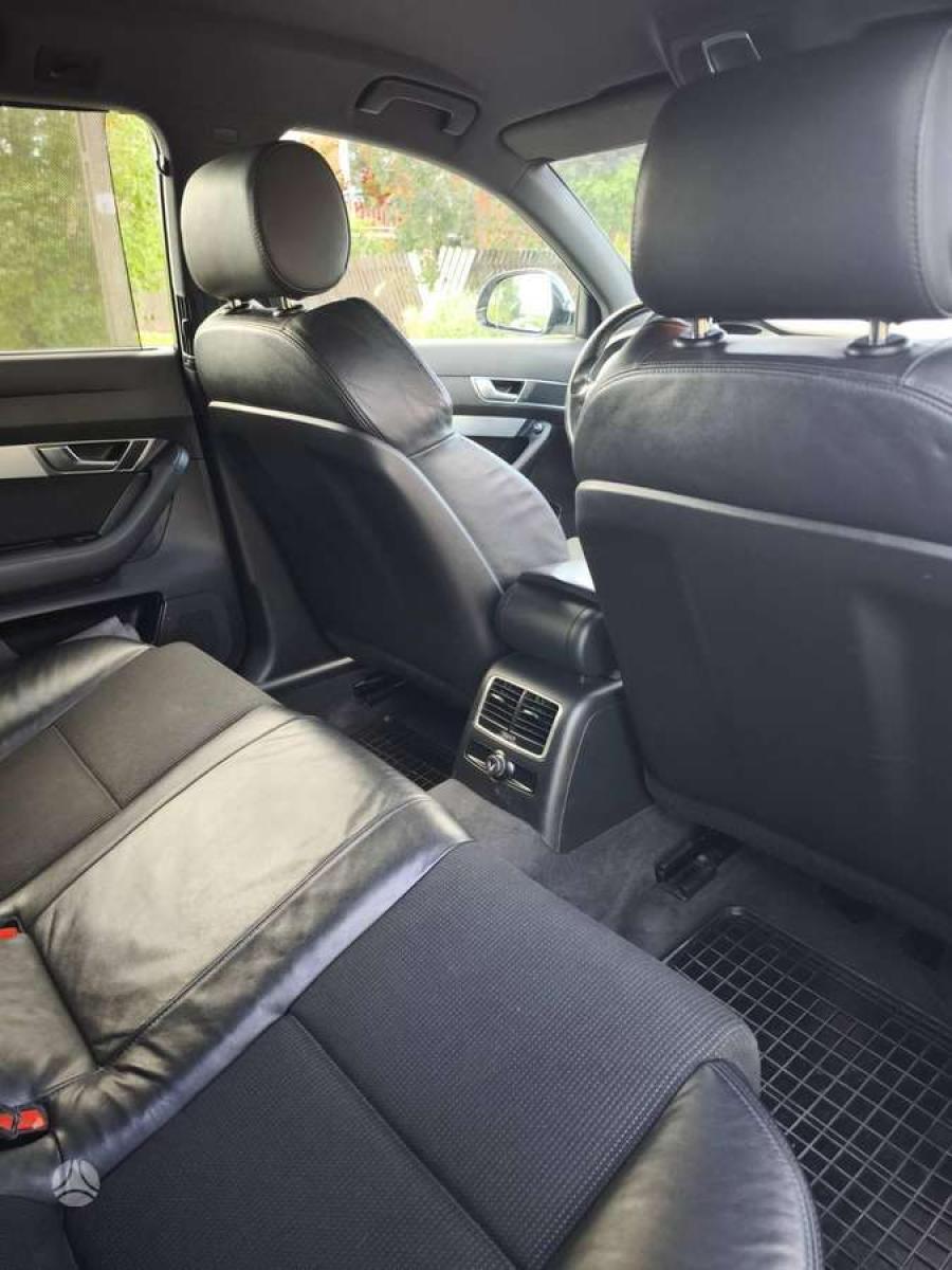 Black Audi A6 2010 in Siauliai, with an engine capacity of 1.97 L and mileage of 322 thousand km for 5999 €, photo 12 on AUTOMOTO.COM.LV