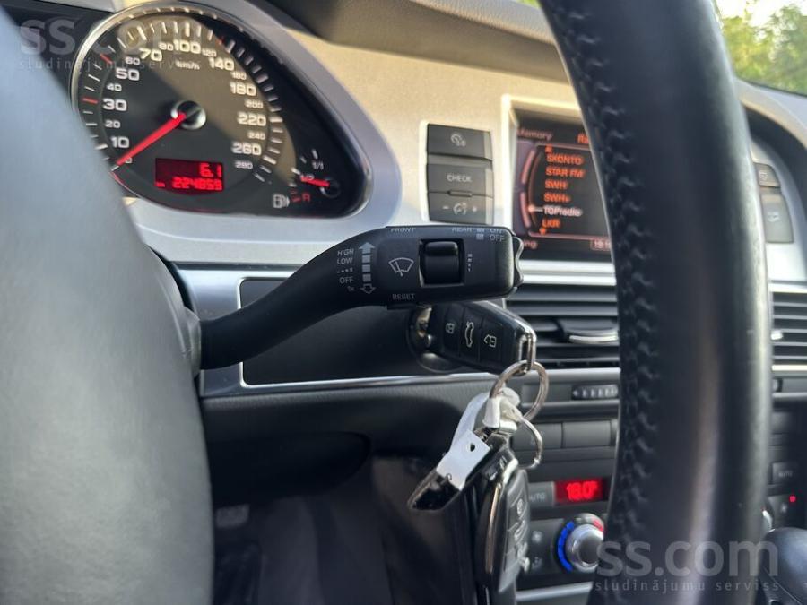 Black Audi A6 2010 in Tukums, with an engine capacity of 2.00 L and mileage of 225 thousand km for 5990 €, photo 30 on AUTOMOTO.COM.LV