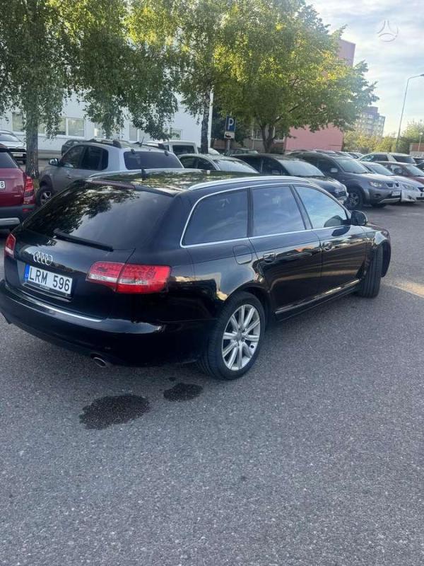 Black Audi A6 2010 in Klaipeda, with an engine capacity of 2.97 L and mileage of 296 thousand km for 6400 €, photo 5 on AUTOMOTO.COM.LV