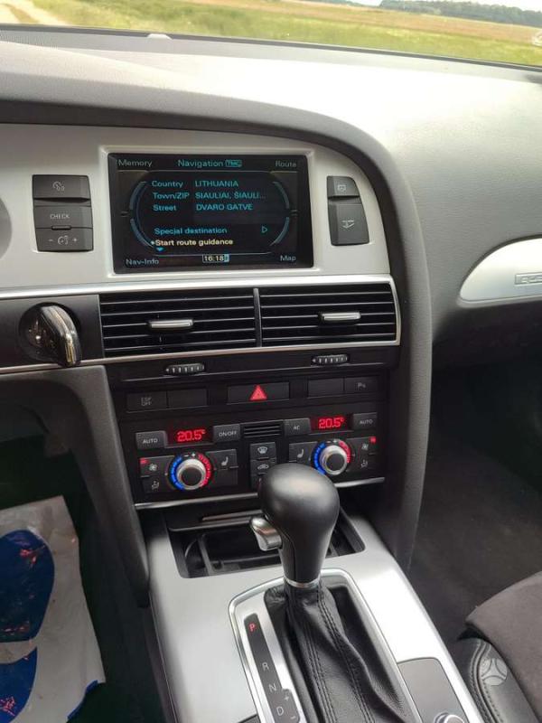 Black Audi A6 2010 in Siauliai, with an engine capacity of 2.70 L and mileage of 287 thousand km for 6000 €, photo 7 on AUTOMOTO.COM.LV