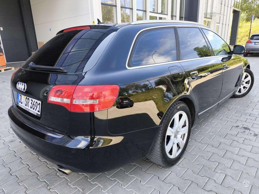 Black Audi A6 2010 in Vilnius, with an engine capacity of 2.70 L and mileage of 326 thousand km for 5600 €, photo 10 on AUTOMOTO.COM.LV