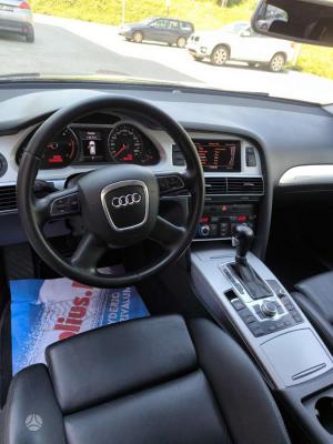 Black Audi A6 2010 in Vilnius, with an engine capacity of 2.70 L and mileage of 326 thousand km for 5600 €, photo 13 on AUTOMOTO.COM.LV