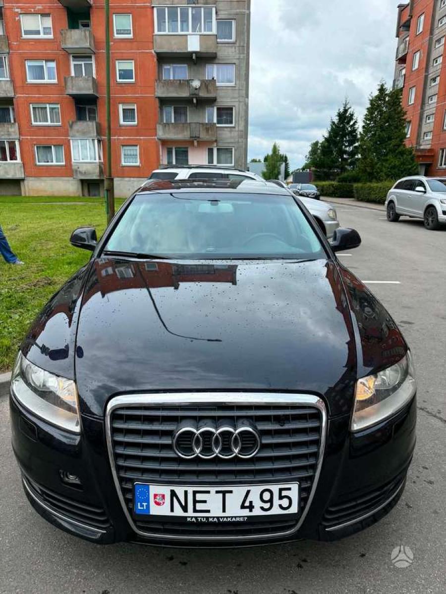 Black Audi A6 2010 in Plunge, with an engine capacity of 1.98 L and mileage of 416 thousand km for 4000 €, photo 1 on AUTOMOTO.COM.LV