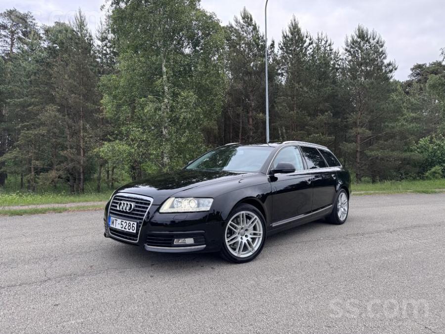 Black Audi A6 2010 in Ventspils, with an engine capacity of 2.00 L and mileage of 322 thousand km for 6300 €, photo 1 on AUTOMOTO.COM.LV