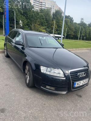 Black Audi A6 2010 in Riga, with an engine capacity of 3.00 L and mileage of 283 thousand km for 6700 €, photo  on AUTOMOTO.COM.LV