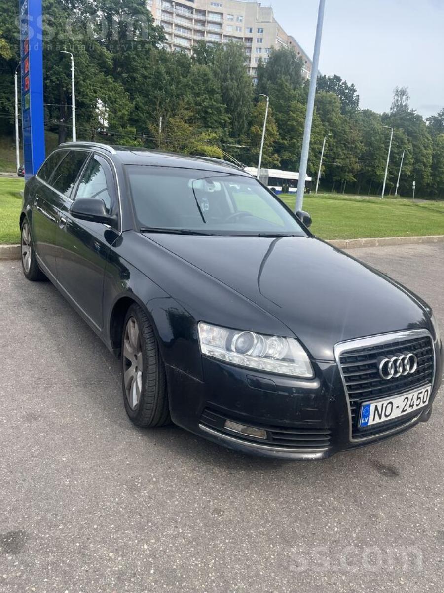 Black Audi A6 2010 in Riga, with an engine capacity of 3.00 L and mileage of 283 thousand km for 6700 €, photo 1 on AUTOMOTO.COM.LV