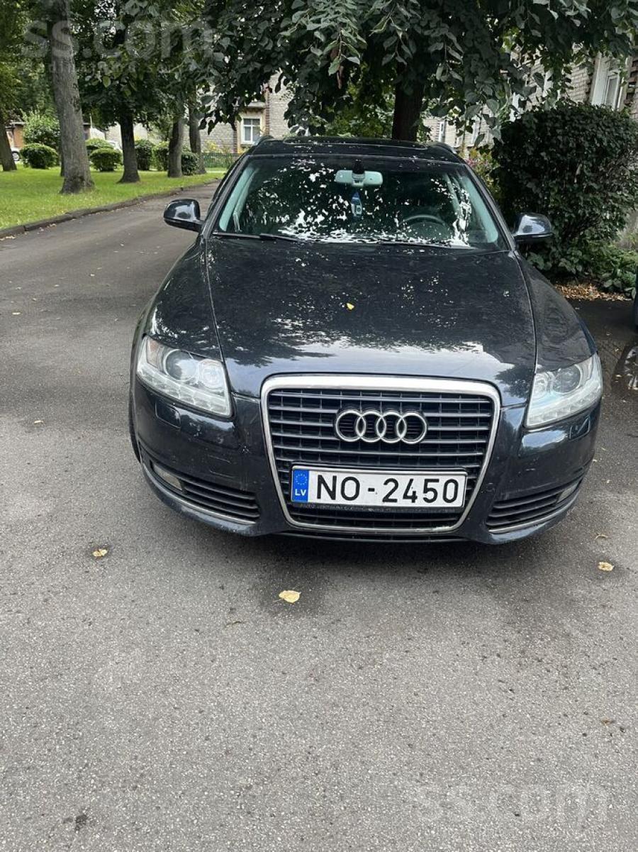 Black Audi A6 2010 in Riga, with an engine capacity of 3.00 L and mileage of 283 thousand km for 6700 €, photo 3 on AUTOMOTO.COM.LV