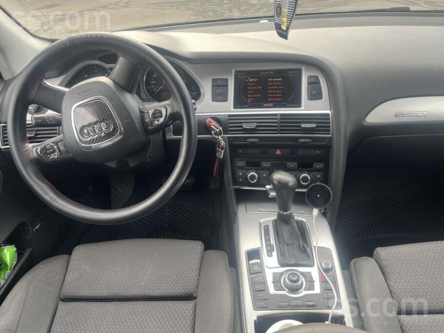 Black Audi A6 2010 in Riga, with an engine capacity of 3.00 L and mileage of 283 thousand km for 6700 €, photo 4 on AUTOMOTO.COM.LV