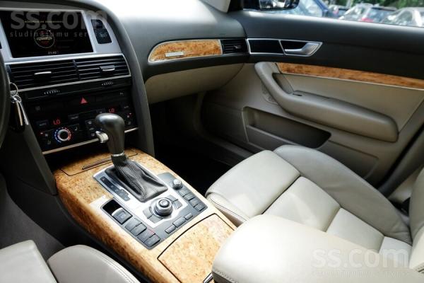 Audi A6 2010 in Riga on AUTOMOTO.COM.LV Black Audi A6 2010 in Riga, with an engine capacity of 2.70 L and mileage of 278 thousand km for 6990 €, photo 9 on AUTOMOTO.COM.LV