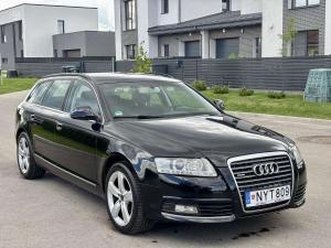 Melns Audi A6 2010 Viļņa, ar dzinēja tilpumu 2.70 L un nobraukumu 320 tūkst. km par 4500 €, foto  vietnē AUTOMOTO.COM.LV