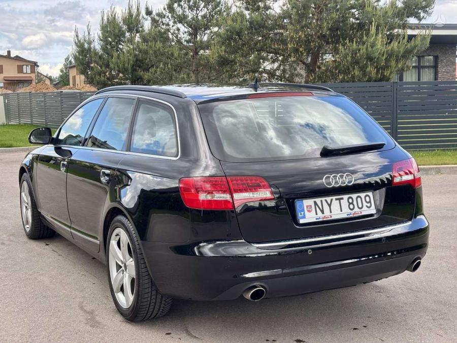 Black Audi A6 2010 in Vilnius, with an engine capacity of 2.70 L and mileage of 320 thousand km for 4500 €, photo 6 on AUTOMOTO.COM.LV