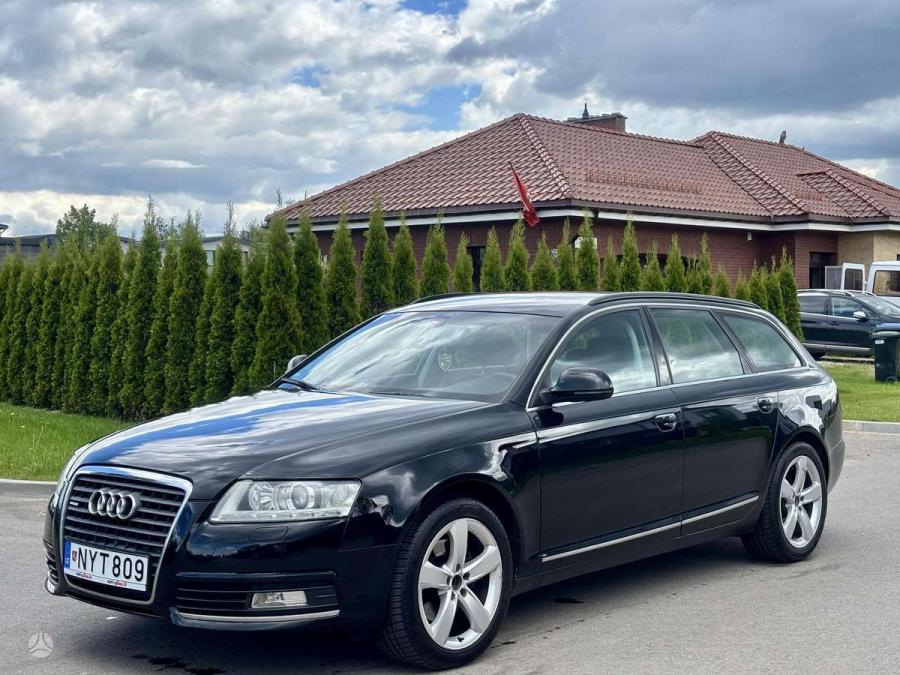 Black Audi A6 2010 in Vilnius, with an engine capacity of 2.70 L and mileage of 320 thousand km for 4500 €, photo 8 on AUTOMOTO.COM.LV