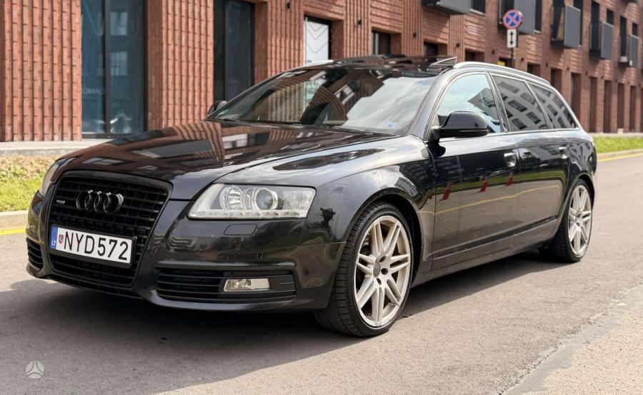Black Audi A6 2010 in Vilnius, with an engine capacity of 2.70 L and mileage of 410 thousand km for 2900 €, photo 1 on AUTOMOTO.COM.LV