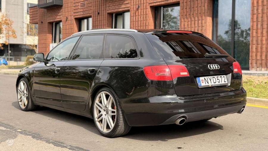 Black Audi A6 2010 in Vilnius, with an engine capacity of 2.70 L and mileage of 410 thousand km for 2900 €, photo 4 on AUTOMOTO.COM.LV