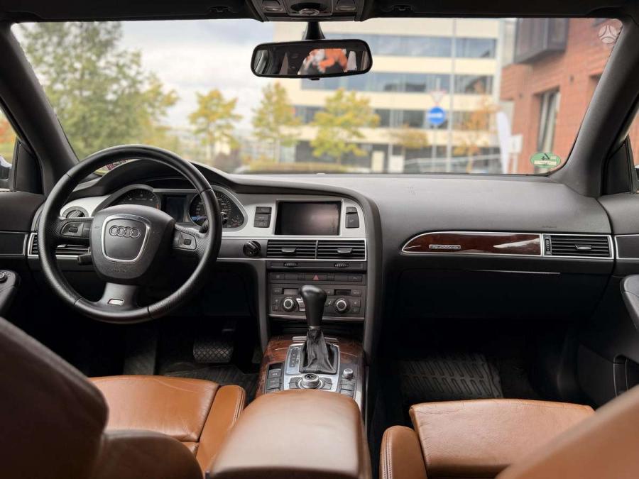 Black Audi A6 2010 in Vilnius, with an engine capacity of 2.70 L and mileage of 410 thousand km for 2900 €, photo 10 on AUTOMOTO.COM.LV