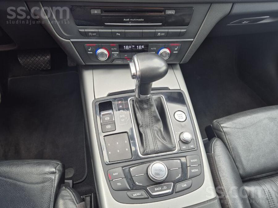 Black Audi A6 2011 in Liepaja, with an engine capacity of 3.00 L and mileage of 331 thousand km for 10500 €, photo 15 on AUTOMOTO.COM.LV