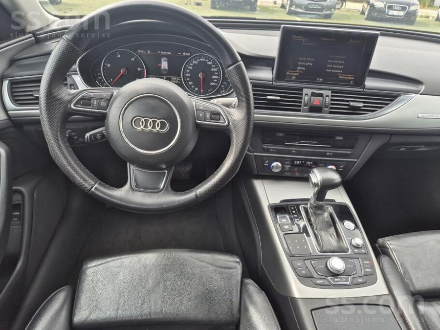 Black Audi A6 2011 in Liepaja, with an engine capacity of 3.00 L and mileage of 331 thousand km for 10500 €, photo 16 on AUTOMOTO.COM.LV