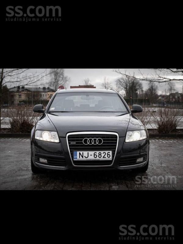 Black Audi A6 2011 in Riga, with an engine capacity of 2.70 L and mileage of 313 thousand km for 8300 €, photo 2 on AUTOMOTO.COM.LV