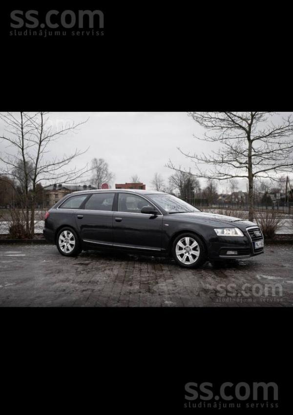 Black Audi A6 2011 in Riga, with an engine capacity of 2.70 L and mileage of 313 thousand km for 8300 €, photo 3 on AUTOMOTO.COM.LV