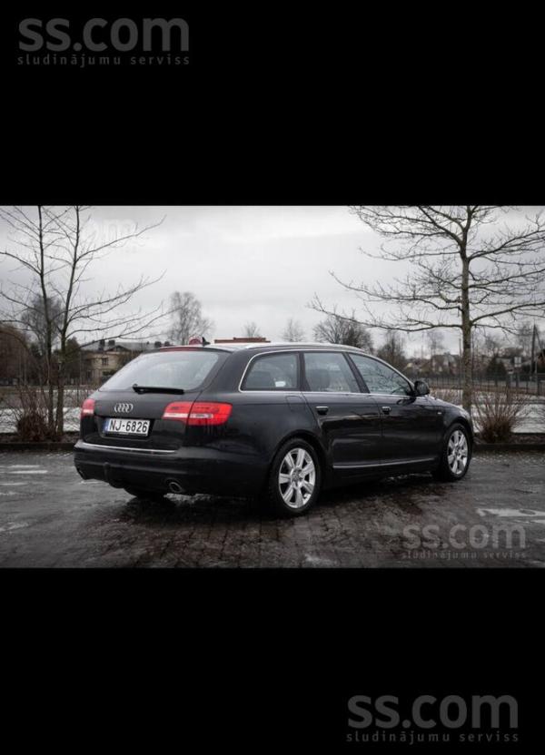 Black Audi A6 2011 in Riga, with an engine capacity of 2.70 L and mileage of 313 thousand km for 8300 €, photo 4 on AUTOMOTO.COM.LV