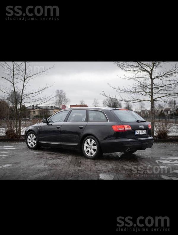 Black Audi A6 2011 in Riga, with an engine capacity of 2.70 L and mileage of 313 thousand km for 8300 €, photo 5 on AUTOMOTO.COM.LV