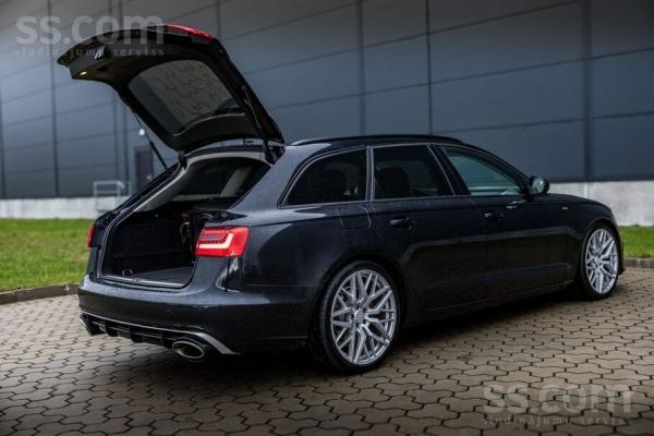 Black Audi A6 2011 in Riga, with an engine capacity of 3.00 L and mileage of 281 thousand km for 11990 €, photo 11 on AUTOMOTO.COM.LV