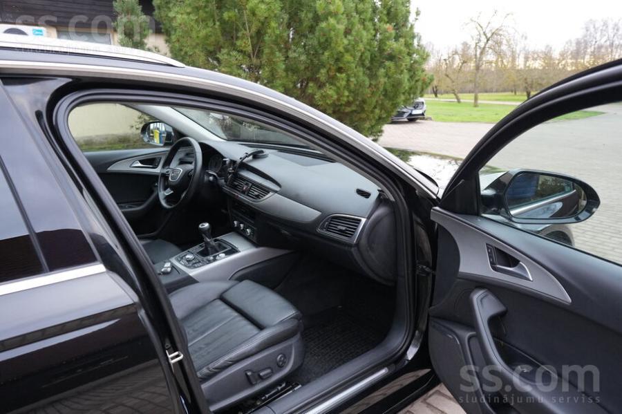 Black Audi A6 2011 in Dobele, with an engine capacity of 3.00 L and mileage of 215 thousand km for 8600 €, photo 20 on AUTOMOTO.COM.LV