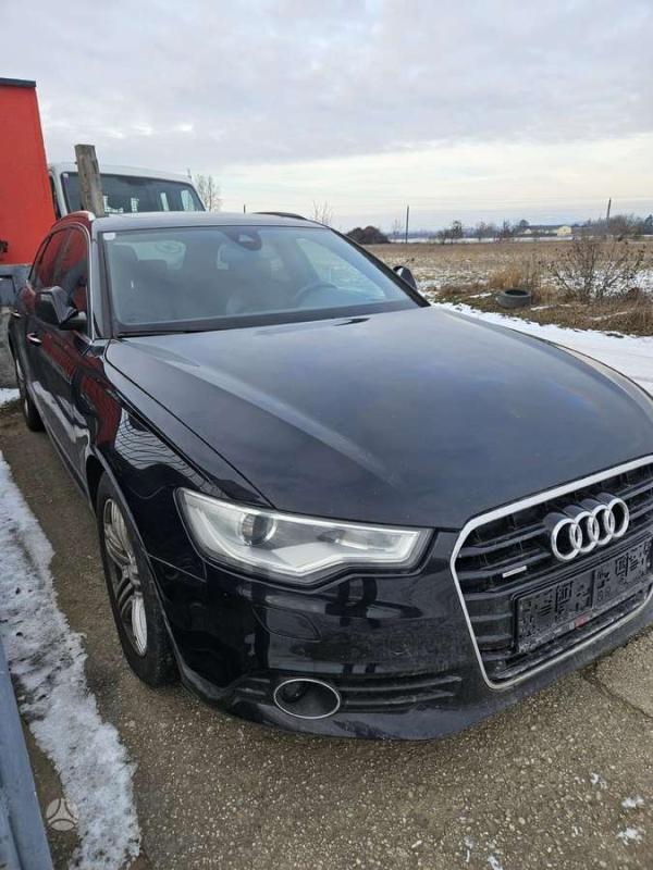 Black Audi A6 2011 in Anyksciai, with an engine capacity of 2.97 L and mileage of 293 thousand km for 7700 €, photo 1 on AUTOMOTO.COM.LV