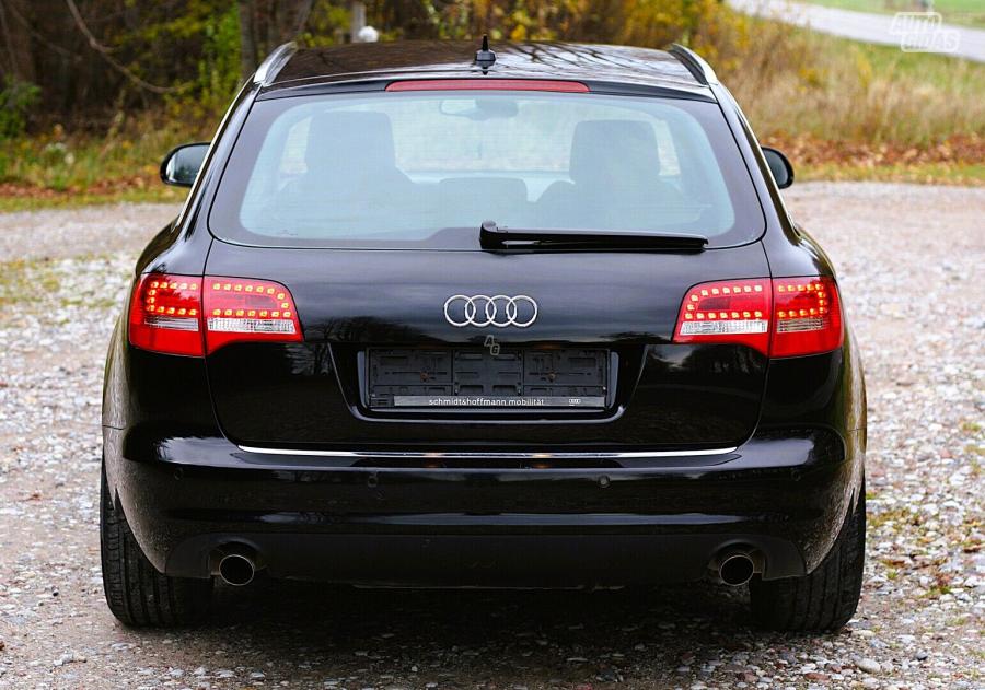 Black Audi A6 2011 in Petrikaiciai, with an engine capacity of 2.00 L and mileage of 290 thousand km for 6799 €, photo 8 on AUTOMOTO.COM.LV