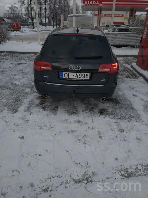 Black Audi A6 2011 in Jelgava, with an engine capacity of 3.00 L and mileage of 442 thousand km for 7000 €, photo 5 on AUTOMOTO.COM.LV