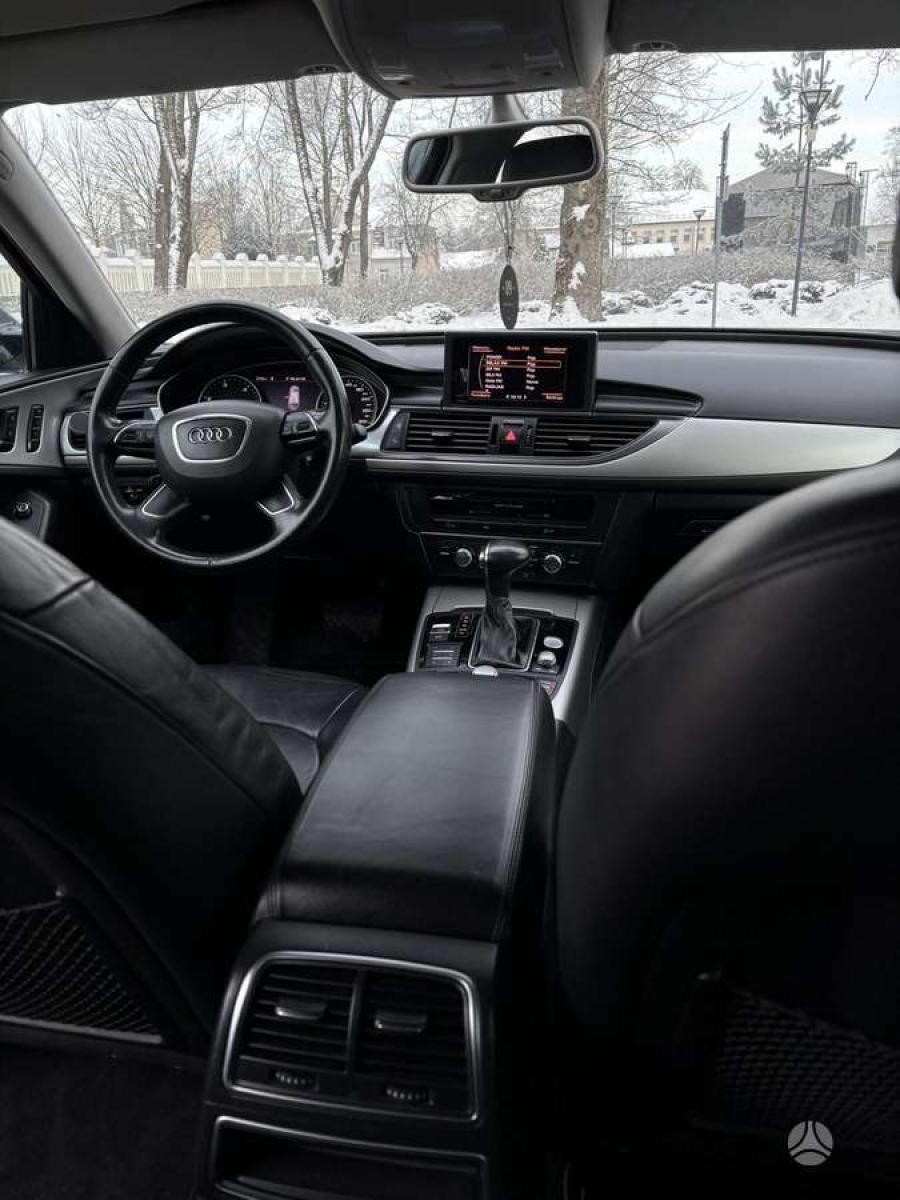 Black Audi A6 2011 in Taurage, with an engine capacity of 2.97 L and mileage of 306 thousand km for 7900 €, photo 15 on AUTOMOTO.COM.LV
