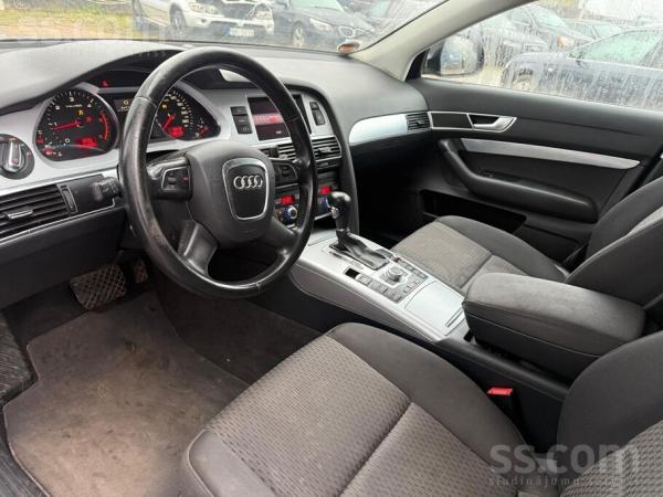 Black Audi A6 2011 in Riga, with an engine capacity of 2.70 L and mileage of 292 thousand km for 4600 €, photo 6 on AUTOMOTO.COM.LV
