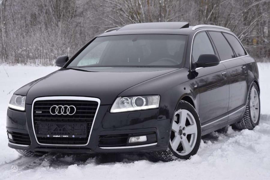 Black Audi A6 2011 in Vilnius, with an engine capacity of 2.97 L and mileage of 362 thousand km for 6500 €, photo 3 on AUTOMOTO.COM.LV