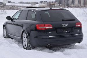 Black Audi A6 2011 in Vilnius, with an engine capacity of 2.97 L and mileage of 362 thousand km for 6500 €, photo 4 on AUTOMOTO.COM.LV