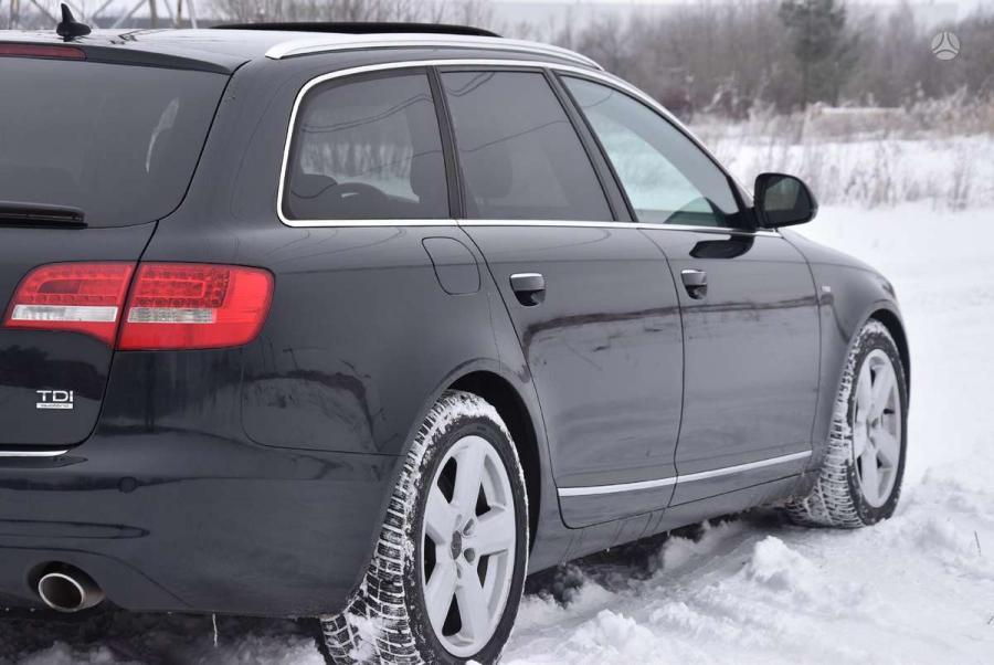 Black Audi A6 2011 in Vilnius, with an engine capacity of 2.97 L and mileage of 362 thousand km for 6500 €, photo 7 on AUTOMOTO.COM.LV