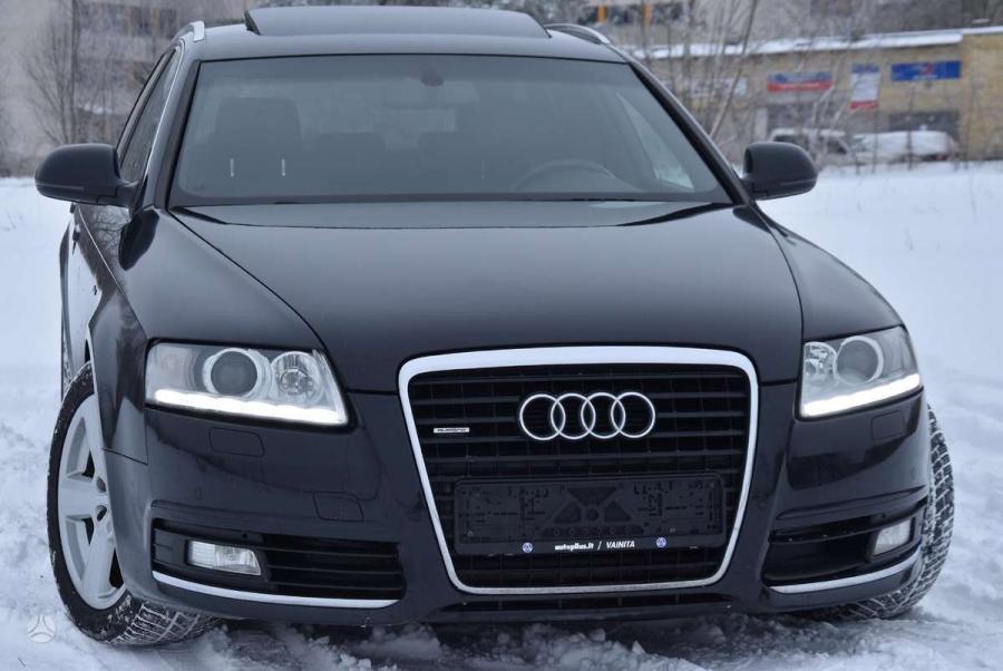 Black Audi A6 2011 in Vilnius, with an engine capacity of 2.97 L and mileage of 362 thousand km for 6500 €, photo 9 on AUTOMOTO.COM.LV