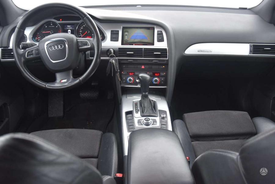 Black Audi A6 2011 in Vilnius, with an engine capacity of 2.97 L and mileage of 362 thousand km for 6500 €, photo 13 on AUTOMOTO.COM.LV