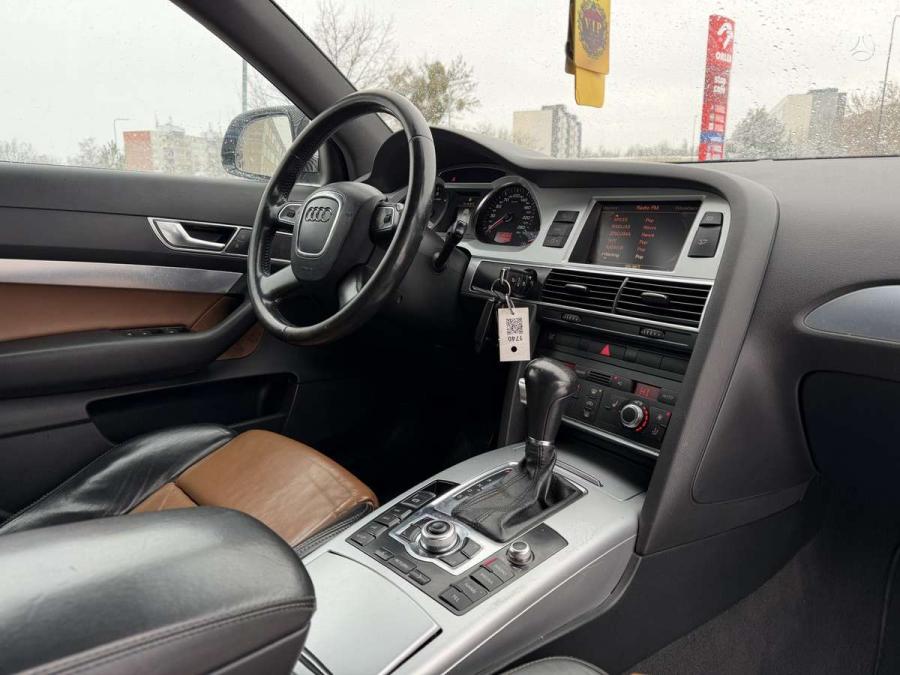 Melns Audi A6 2011 Kauņa, ar dzinēja tilpumu 1.97 L un nobraukumu 399 tūkst. km par 4500 €, foto 14 vietnē AUTOMOTO.COM.LV