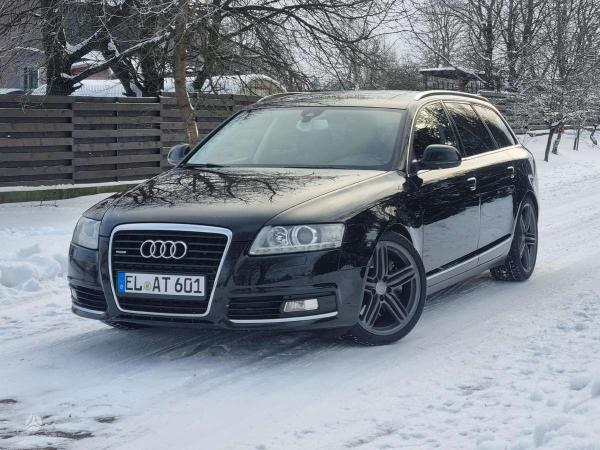 Black Audi A6 2011 in Vilnius, with an engine capacity of 2.97 L and mileage of 307 thousand km for 7450 €, photo 1 on AUTOMOTO.COM.LV