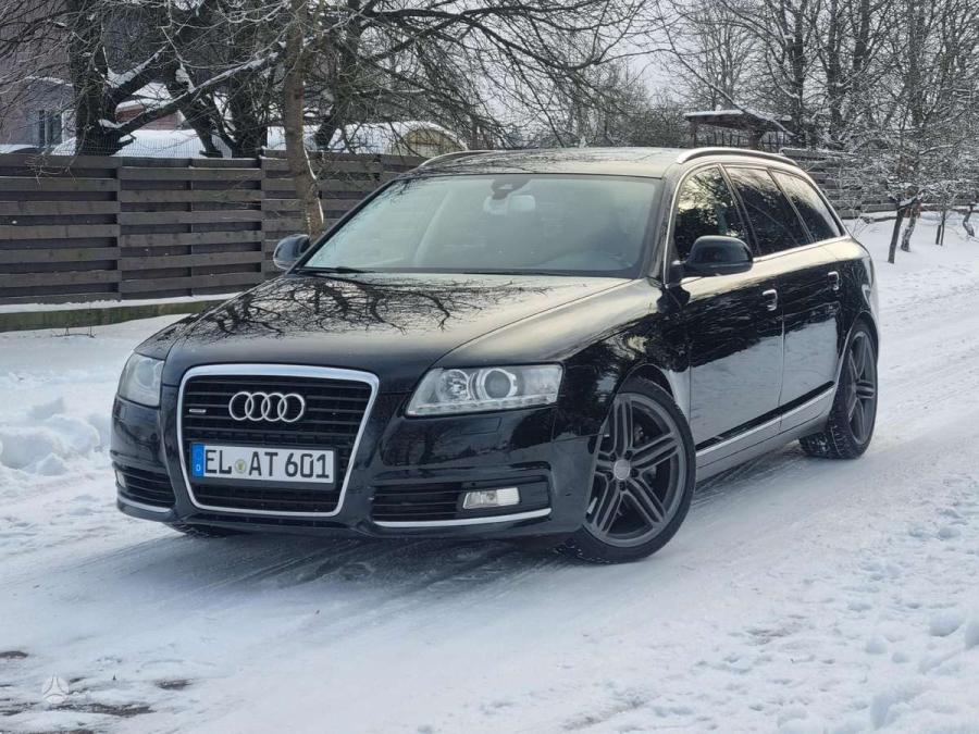Black Audi A6 2011 in Vilnius, with an engine capacity of 2.97 L and mileage of 307 thousand km for 7450 €, photo 1 on AUTOMOTO.COM.LV