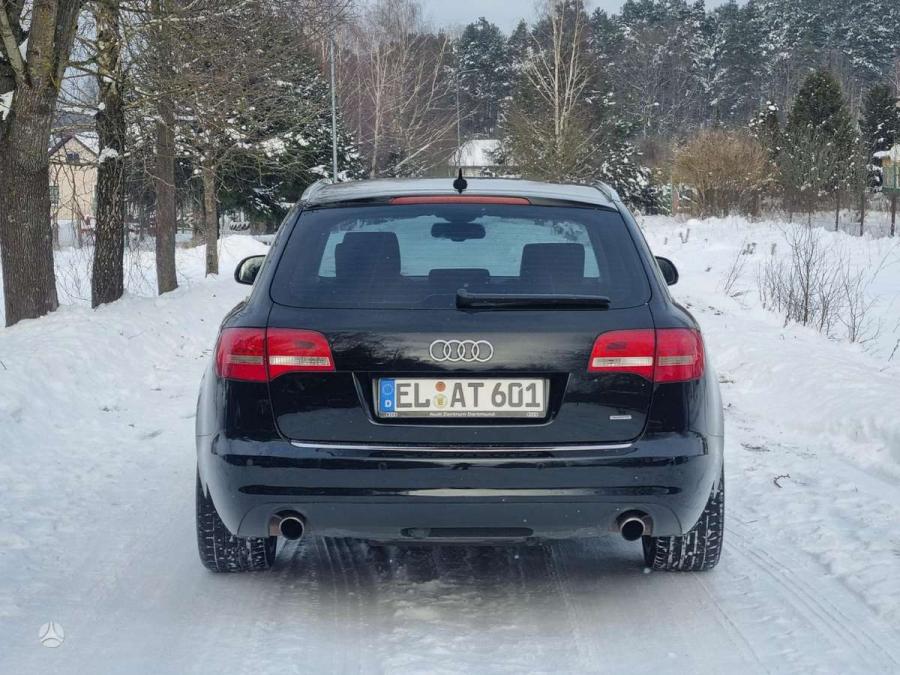 Black Audi A6 2011 in Vilnius, with an engine capacity of 2.97 L and mileage of 307 thousand km for 7450 €, photo 8 on AUTOMOTO.COM.LV