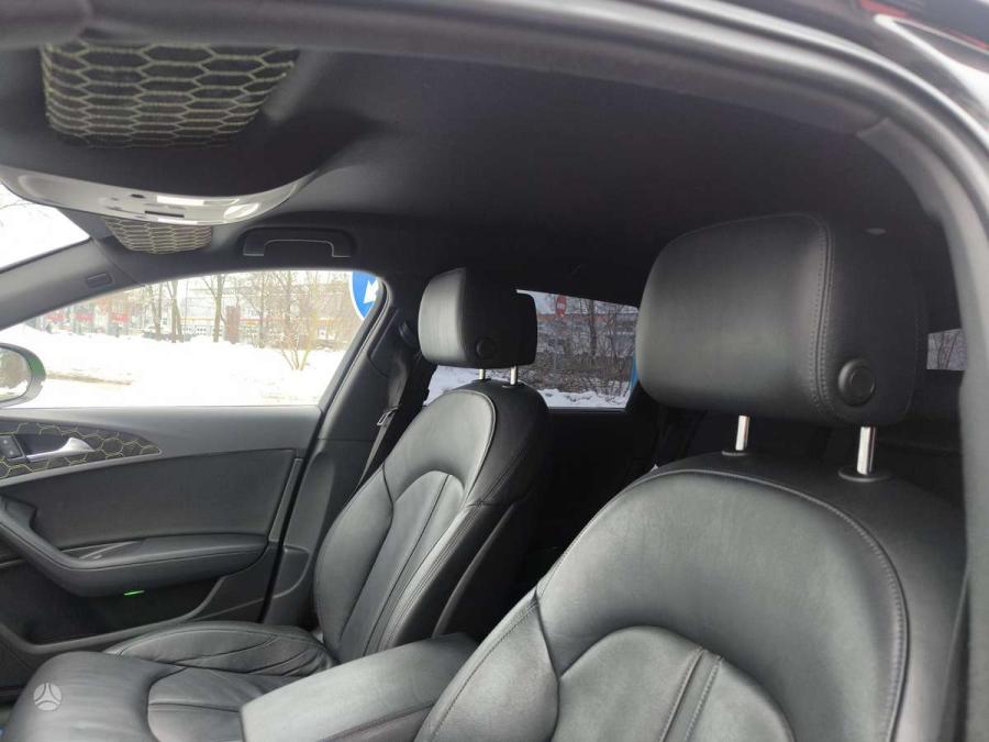 Melns Audi A6 2011 Viļņa, ar dzinēja tilpumu 2.97 L un nobraukumu 285 tūkst. km par 9600 €, foto 15 vietnē AUTOMOTO.COM.LV