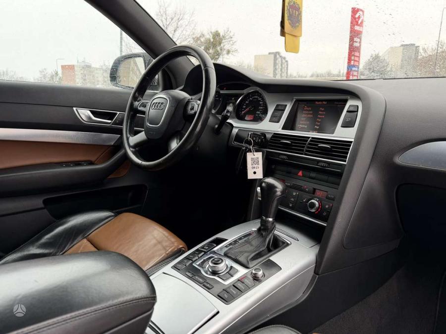 Black Audi A6 2011 in Kaunas, with an engine capacity of 1.97 L and mileage of 400 thousand km for 4750 €, photo 17 on AUTOMOTO.COM.LV