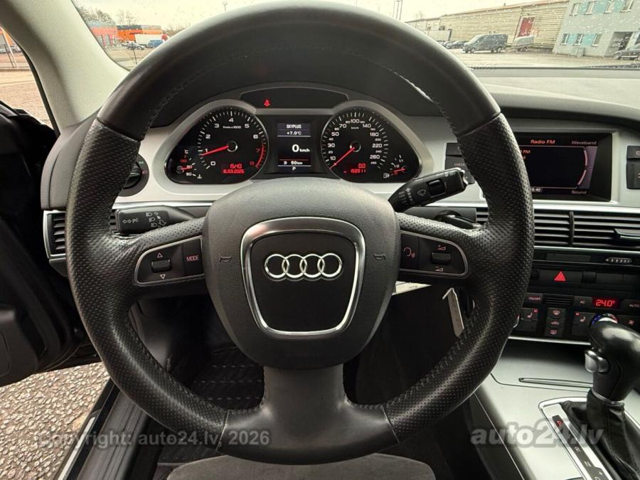 Black Audi A6 2011 in Tartu, with an engine capacity of 2.00 L and mileage of 151 thousand km for 7299 €, photo 6 on AUTOMOTO.COM.LV